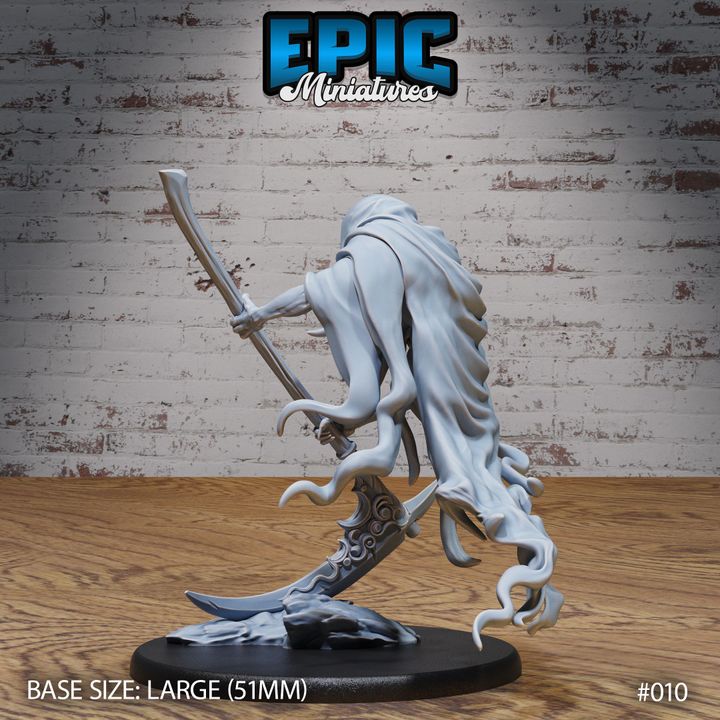 3D Printable Ancient Wraith Set / Undead Warrior / Evil Spirit / Ghost Beast / Darkness ...